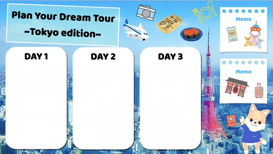 LET'S PLAN OUR ORIGIANL TOKYO DREAM TOUR! - Forums - MyAnimeList.net