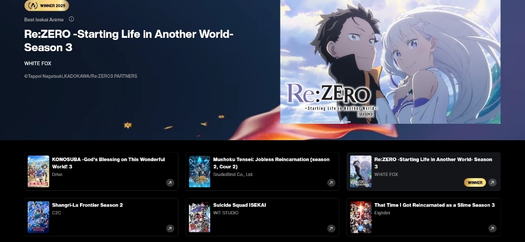 does solo leveling season one really deserve to win anime of the year ...