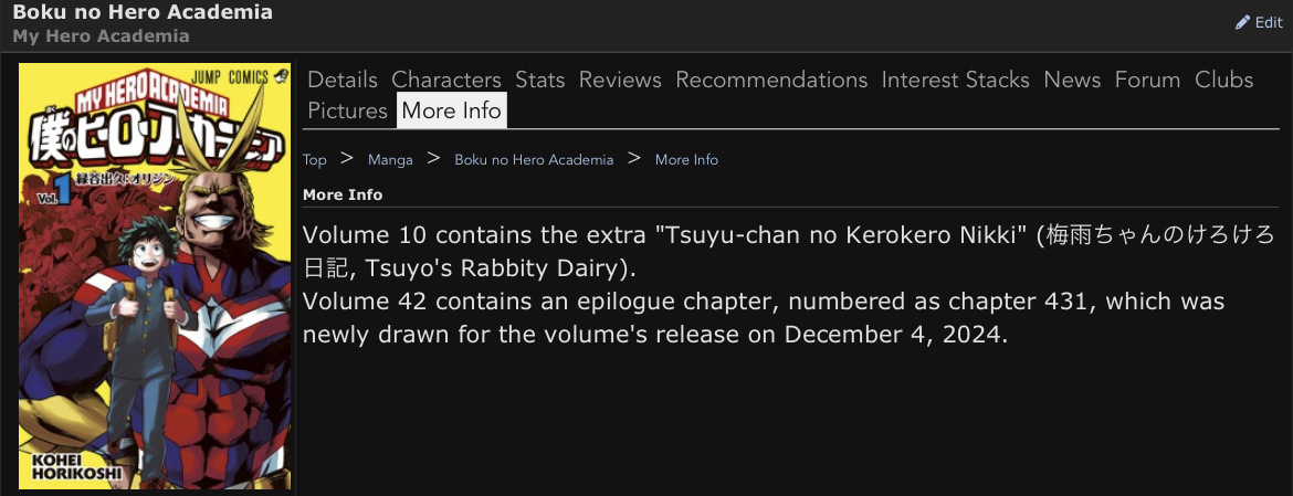 Chapter 432? - Forums - MyAnimeList.net