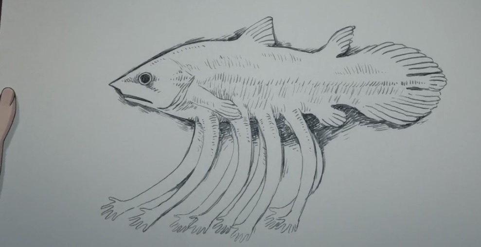 Connection between Kona's drawings and the Man-eating monsters' designs ...