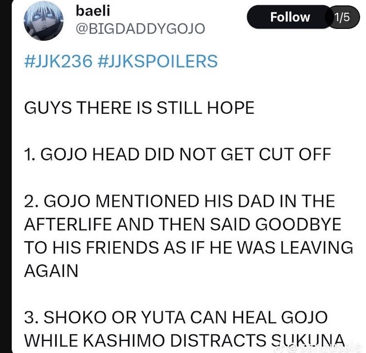 My hopium of him being still alive - Forums - MyAnimeList.net