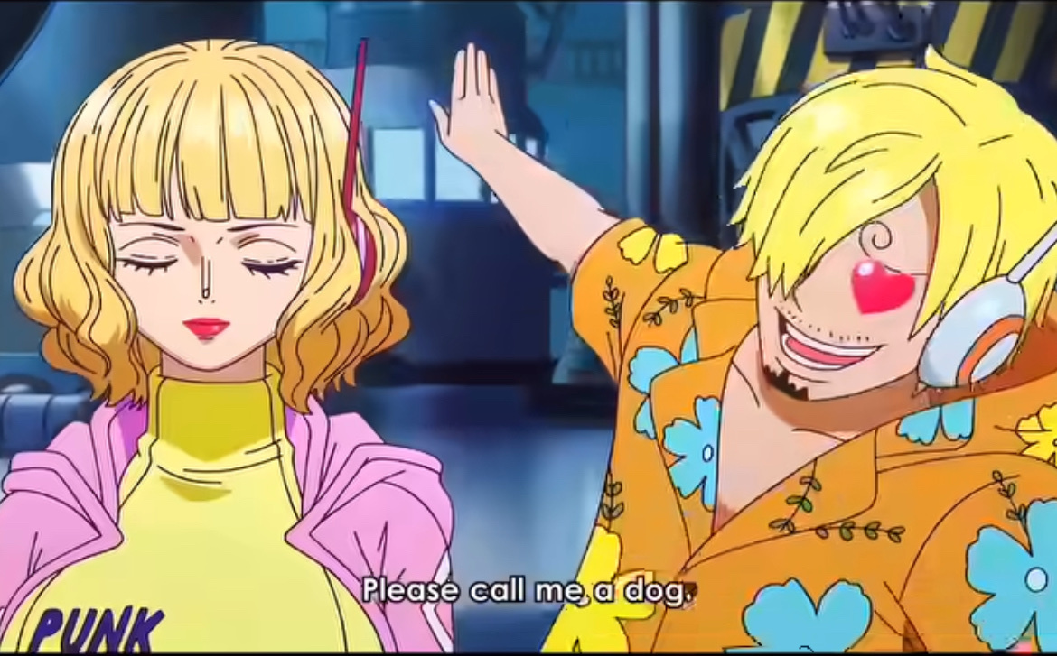 Longer running comedy gag than Sanji's "fall for every girl he sees ...