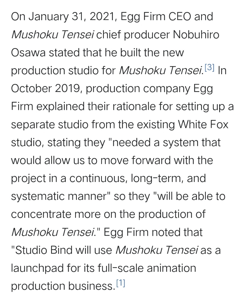 Studio Bind finally not only making Mushoku Tensei - Forums ...