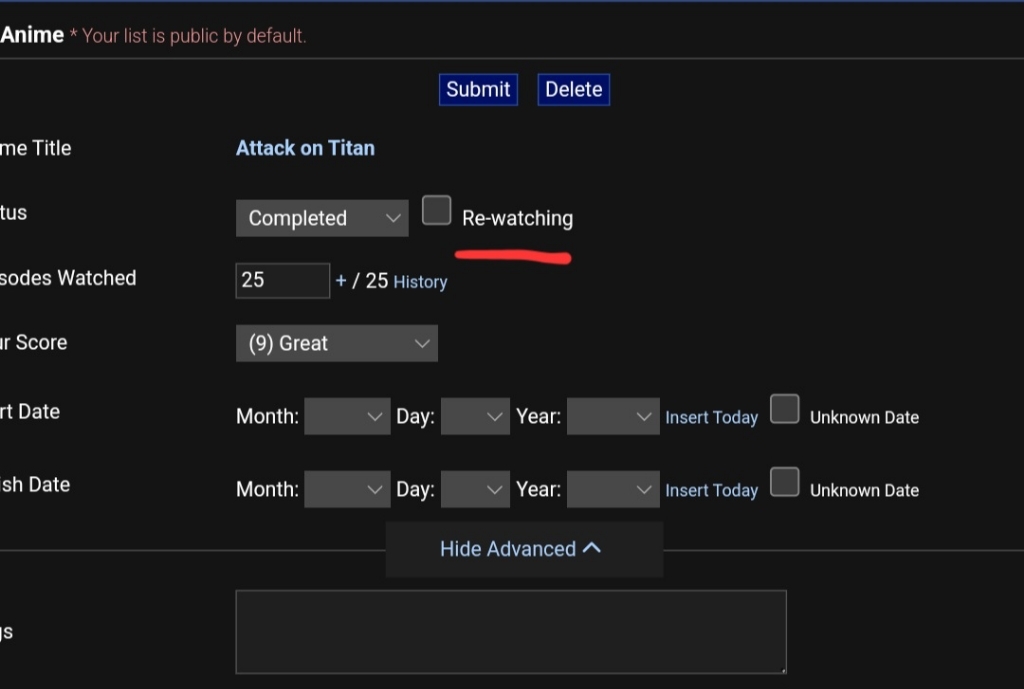 A feature I want in MAL - Forums - MyAnimeList.net