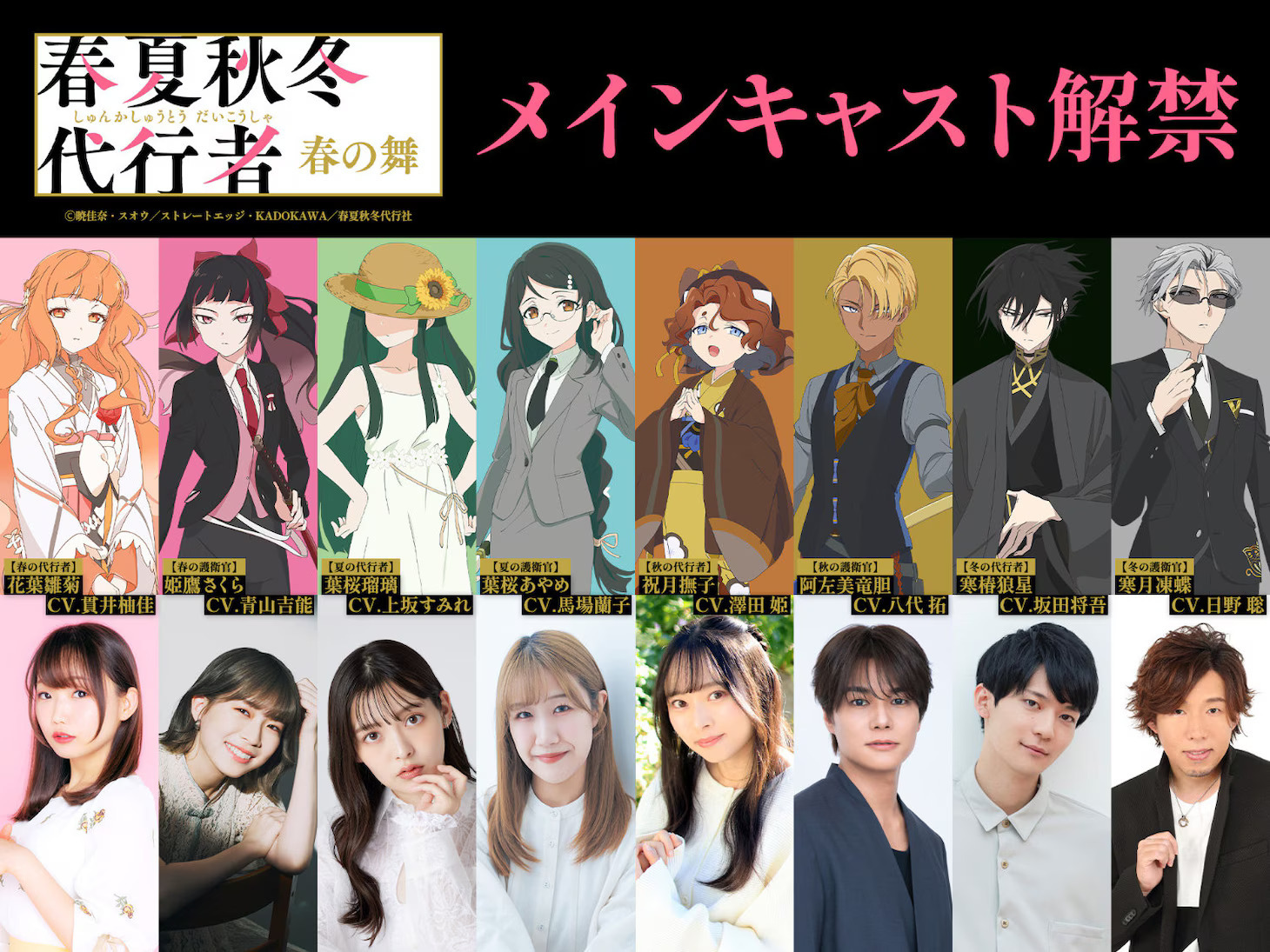 'Shunkashuutou Daikousha: Haru no Mai' Announces Main Cast ...